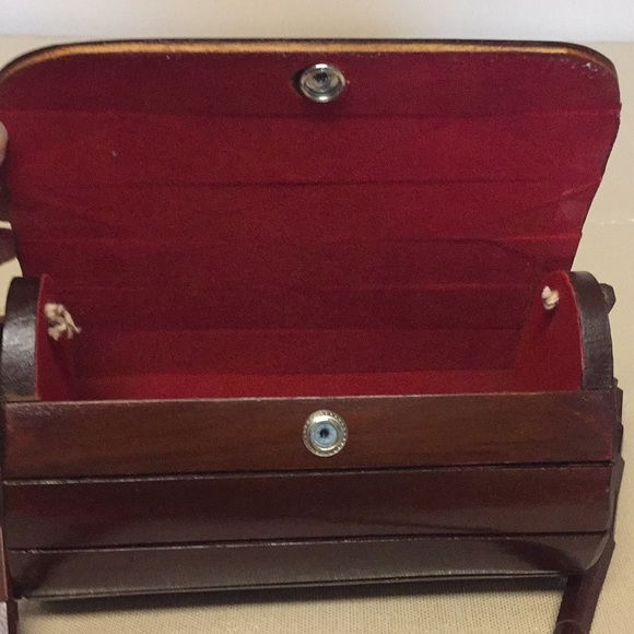 Vintage | Bags | Vintage Inlaid Wooden Purse | Poshmark